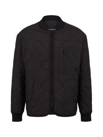 Tom Tailor Herren Bomber Steppjacke 1033414, 29999 - Black, XXL