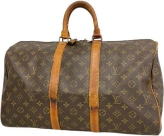 Louis Vuitton unisex, Pre-owned, Brun, Taille: ONE Size Pre-owned Keepall 45 Boston Bag