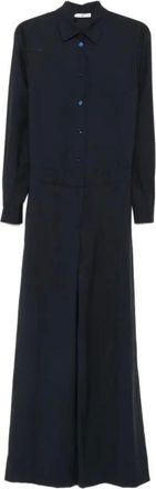 Pantaloni Torino Femme, Combinaisons et Ensembles, Bleu, Taille: 40 FR Combinaison Satin&eacute;e