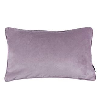 McAlister Textiles Matter Samt | Kissenbezug f&uuml;r Sofakissen in Flieder Lila | 60 x 40cm | erh&auml;ltlich in 25 Farben | griffester Samt edel paspeliert | Kissenh&uuml;lle f&uuml;r Sam