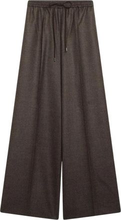Max Mara Pantalone Lungo - - Trousers - Damen - Braun - 3XS