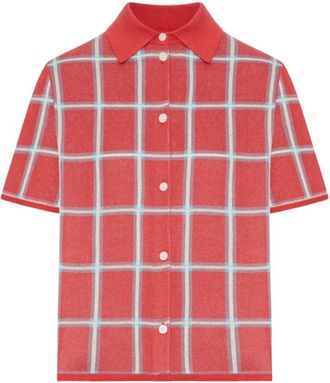 Guest In Residence Femme, Tops, Rouge, Taille: 38 FR Polo en m&eacute;lange de lin et de soie