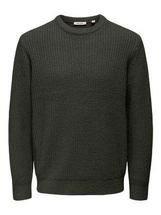 Only & Sons Strickpullover ONSROLF RLX CREW NECK KNIT - OTL