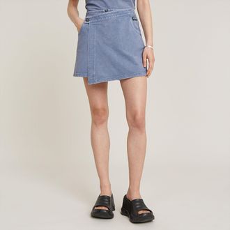 G-Star Overdyed Sweat Skort - Hellblau - Damen