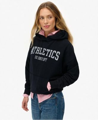 Superdry Sweat &agrave; capuche d&eacute;contract&eacute; Athletic Essentials