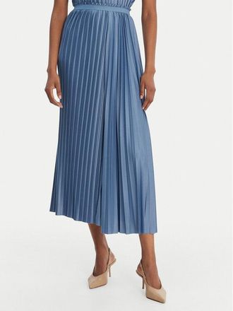 Max & Co. Faltenrock 2616771013200 Blau Regular Fit