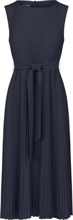 Apart Fashion APART Midi-Plisseekleid in Midi Länge mit Allover Plissee Falten, Nachtblau, 42