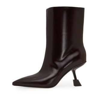 Cesare Gaspari Bottines pointues en cuir - Femme - Chaussures - Brun - Taille: 38 EU