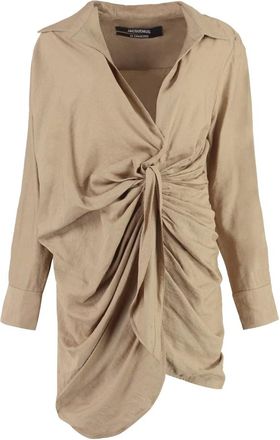 Jacquemus Damen, Kleider, Beige, XSGr&ouml;&szlig;e