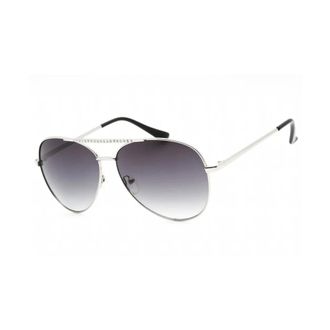 Guess Femme, Accessoires, Gris, Taille: ONE Size Lunettes de soleil en m&eacute;tal gris