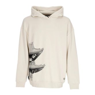 Dolly Noire Tokyo Over Hoodie Leichter Sweatshirt - - Sweatshirts & Hoodies - Herren - Beige - L