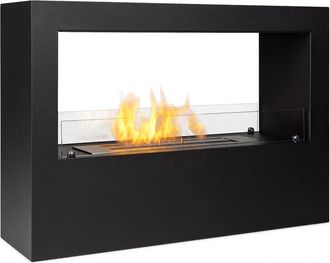 Blumfeldt Chemin&eacute;e &agrave; l&eacute;thanol Fiamme Scoppi br&ucirc;leur en acier inoxydable 3 litres 5-6 h de combustion