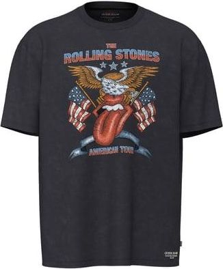 Guess T-shirt droit col rond imprim&eacute; en coton