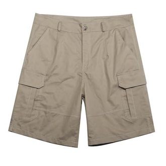 Generic Short cargo stretch classique pour homme, kaki, XXL