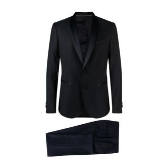 Corneliani Herren, Anzüge, Blau, XLGröße