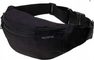 Iguana Icebelt 5817 Kidney H&uuml;fttasche, Erwachsene, Unisex, Schwarz, Einheitsgr&ouml;&szlig;e