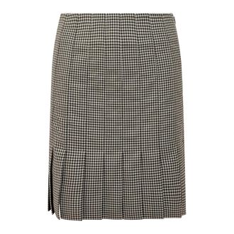 Ferragamo Vichy Falten-Minirock - - Skirts - Damen - Grau - XS