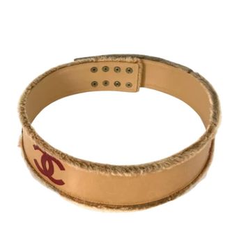 Chanel Pre-owned Leder grtel - - Pre-owned - Damen - Beige - ONE SIZE