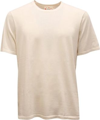 MC2 Saint Barth Scott Cotton Silk 10 Knit - - Tops - Herren - Beige - 2XL
