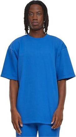 Urban Classics T- Shirt Light Terry Crew, Bleu Roi, XXXL Homme