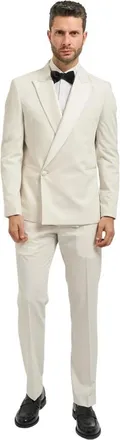 Mulish Homme, Costumes, Beige, Taille: 2XL Ab7297 Costume crois&eacute;