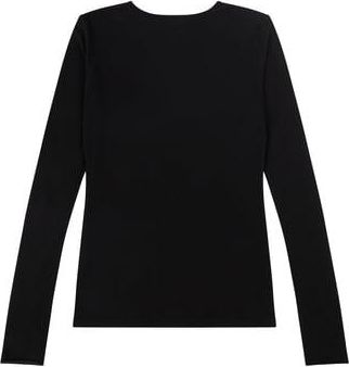 Entire studios T-shirt manches longues en coton m&eacute;lang&eacute;