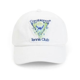 Casablanca Homme, Accessoires, Blanc, Taille: ONE Size Art of the Serve Cap