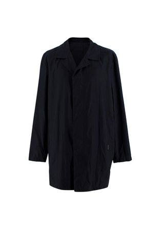 Aquascutum Black Polyester Coat Size L