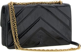 Pinko Love Shoulder Bag - Black