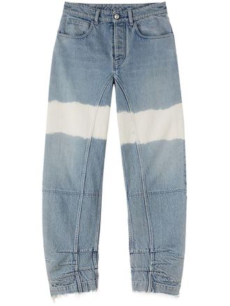 Jil Sander Jeans in Colour-Block-Optik - Blau
