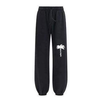 Palm Angels Palm Tree Sweatpants - - Trousers - Herren - Schwarzk - S