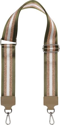 styleBREAKER Taschenzubeh&ouml;r Breiter Wechsel Taschengurt Metallic Streifen Muster