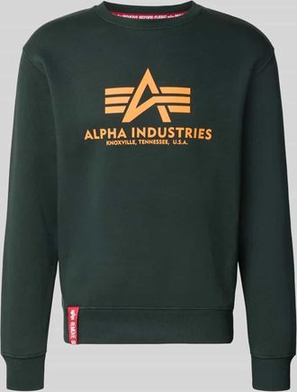Alpha Industries Regular Fit Sweatshirt aus Baumwoll-Mix mit Logo-Print