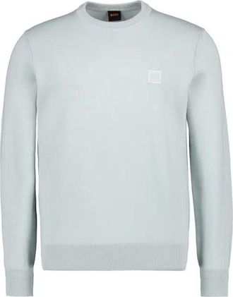 Boss Orange by Hugo Boss BOSS Orange Herren Pullover grau unifarben