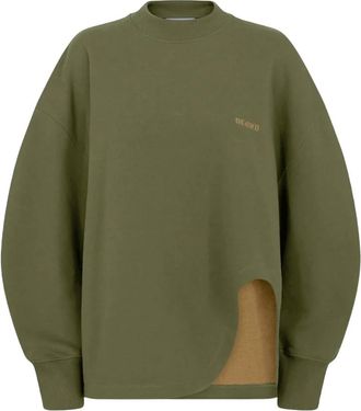 The Attico SweaT-shirt For&ecirc;t - Femme - Sweatshirts et sweats &agrave; capuche - Vert - Taille: 34 FR