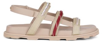 Moncler Womens Sandals Vera Isla Beige Lambskin