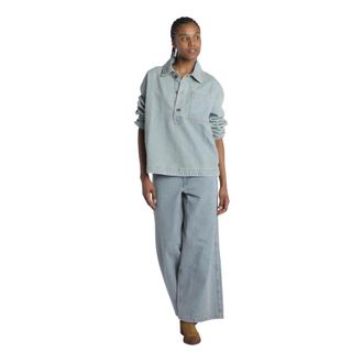 SOEUR Soeur, Damen, Blusen & Hemden, Blau, SGr&ouml;&szlig;e