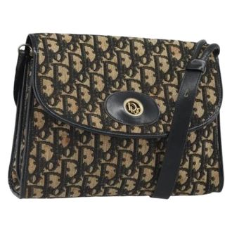 Dior Pre-owned Toile sacs-dior - Femme - Pre-owned - Beige - Taille: ONE Size