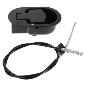 Cabilock Ersatzteile f&uuml;r Relaxsessel Zuggriff mit Kabel aus Kunststoff Stahl Schwarz Entriegelungskabel f&uuml;r Massagesessel und Liegesessel Kompatibler Sofa Ausz