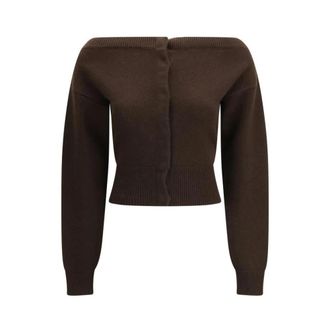 Tom Ford Luxuri&ouml;ser Kaschmir-Cardigan - - Knitwear - Damen - Braun - M