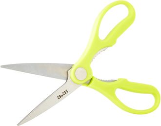 Ibili 704904 K&uuml;chenschere Clasica, Edelstahl, silber / gr&uuml;n, 22 x 6 x 2 cm