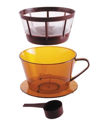 KitchenCraft LeXpress Kaffeetropfgerät / Übergießer-Set mit Kaffeeschaufel, Kunststoff