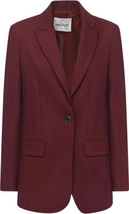 ottod'Ame Femme, Vestes, Brun, Taille: 38 FR Monopetto Blazer