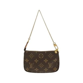 Louis Vuitton Pre-owned Mini Pochette Accessoires Monogram Pouch - - Pre-owned - Damen - Braun - ONE SIZE