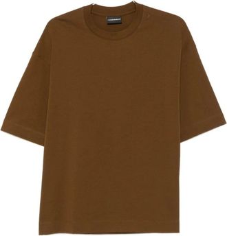 Emporio Armani Homme, Tops, Brun, Taille: XL Emporio Armani T-shirts et polos Marron