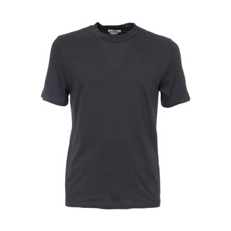 Jacob Cohen Cotton Jersey Rundhals-T-Shirt - - Tops - Herren - Schwarzk - XL