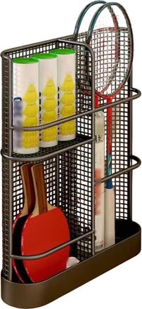 Generic Aufbewahrungsregal for Tennisschl&auml;ger, Bodenstehender Badmintonschl&auml;gerhalter, Organisationsregal for Sportger&auml;te, Keine Montage Erforderlich, Tragf&auml;h