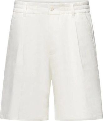 Drykorn Femme, Shorts, Blanc, Taille: W31 Shorts en lin blanc 1930-126014