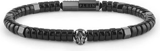 Philipp Plein Homme, Accessoires, Noir, Taille: ONE Size Plein Beads Bracelet