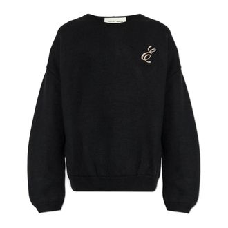 Fear of God Homme, Pulls, Noir, Taille: 2XL Pull ras du cou gaufr&eacute;